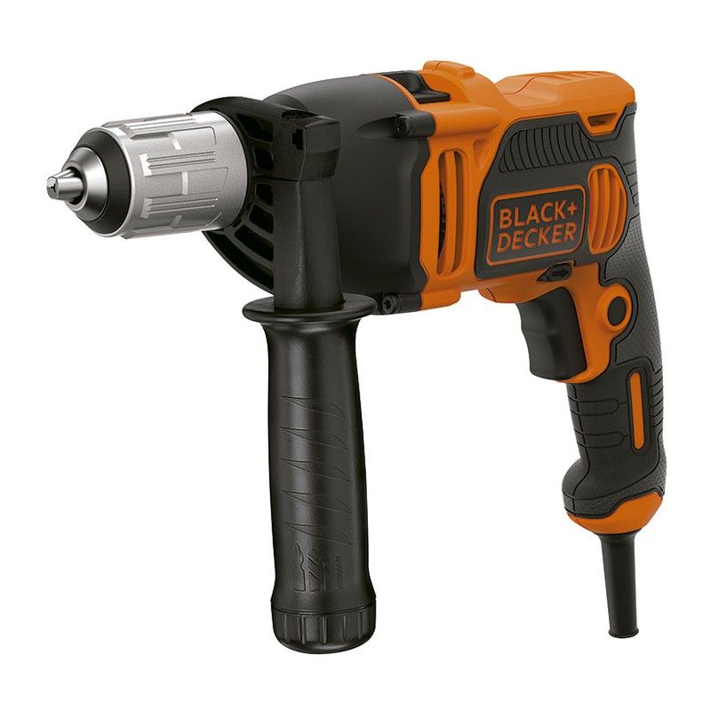 Taladro percutor con cable BLACK&DECKER BEH850K-QS Compacto y ...